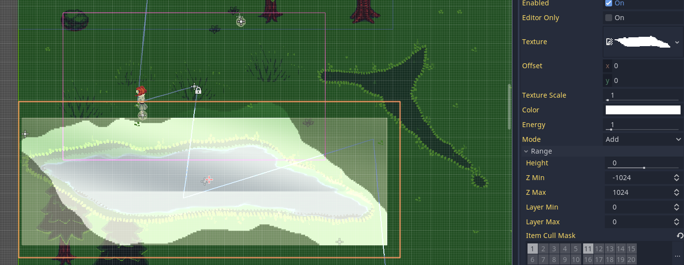 Finally got something close to 2D reflections going! : r/godot